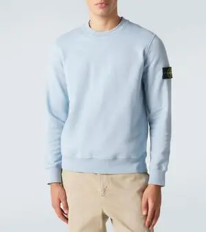 Stone Island Compass Cotton Jersey Sweatshirt