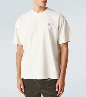 Stone Island Compass Cotton Jersey T-shirt - White
