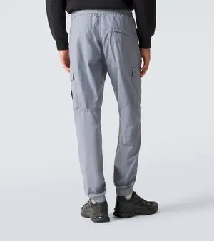 Stone Island Compass Cotton-blend Cargo Pants - Blue