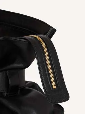 Balmain Large Calfskin Anthem Zip Bag
