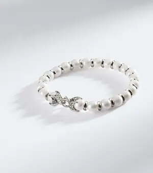 David Yurman Pearl And Sterling Bracelet