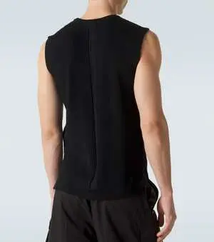 Rick Owens Ribbed-knit Virgin Wool Tank Top