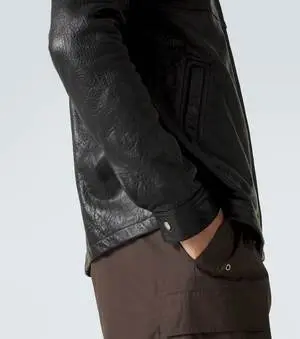 Rick Owens Brad Leather Jacket - Black