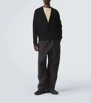 Stone Island Compass Cotton Cardigan - Black