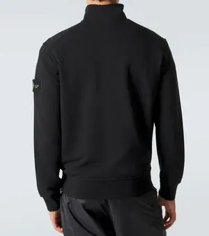 Stone Island Compass Cotton Half-zip Sweater