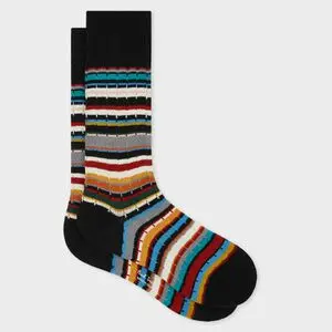 Paul Smith Cotton-blend 'signature Stripe' Socks - Multicolour