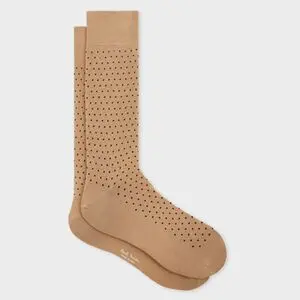 Paul Smith Polka Dot Crew Socks - Brown