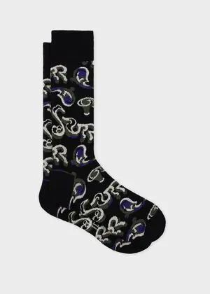 Paul Smith Waltzer Crew Socks - Black