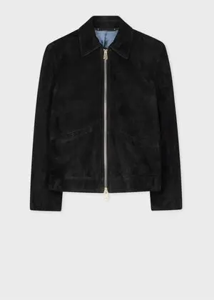 Paul Smith Slim-fit Suede Jacket
