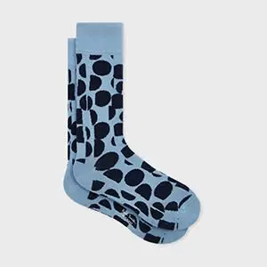 Paul Smith Polka Dot Socks - Blue
