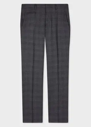 Paul Smith Slim-fit Natural Stretch Wool Trousers - Blue