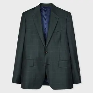 Paul Smith The Brierley Dark Check Wool Blazer
