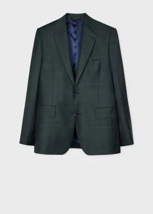 Paul Smith The Brierley Dark Check Wool Blazer