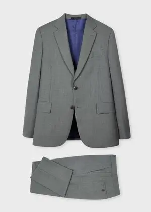 Paul Smith The Brierley Grey Check Wool Suit