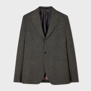 Paul Smith Slim-fit Gingham Check Stretch-wool Three-button Blazer