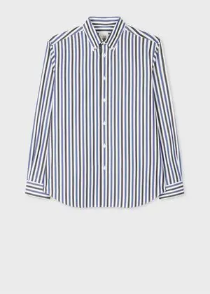 Men's Blue Casual Shirts