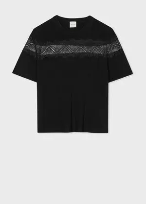 Paul Smith Knitted Wool Lace Top