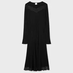 Paul Smith Knitted Lace Trim Dress