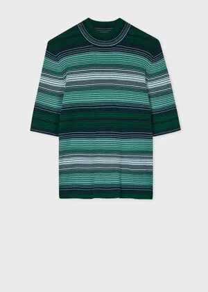 Paul Smith Gradient Stripe Knitted Top