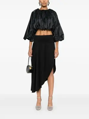 Alaïa Wool Asymmetric Skirt