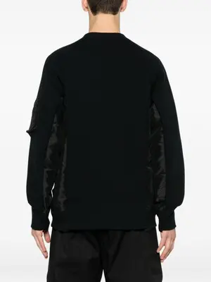 Sacai Cotton Blend Pullover Sweater