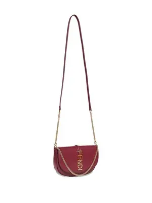 Fendi Fendigraphy Leather Mini Bag