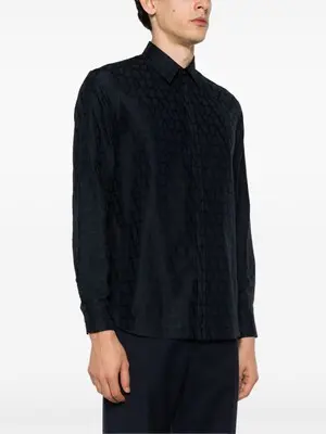 Valentino Garavani Shirt With Logo - Blue