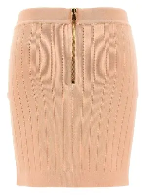 Balmain Knitted Mini Skirt