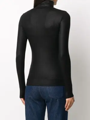 Majestic International Lurex High-neck Sweater