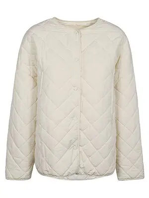 SANDBEIGE Quilted Nylon Jacket - White