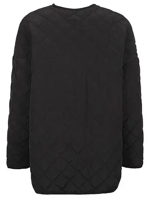 SANDBEIGE Nylon Quilted Jacket - Black