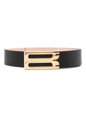 Victoria Beckham Leather Belt - Black