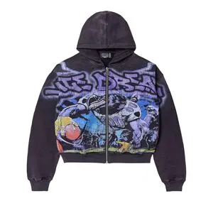 VALE FOREVER Raven Zip-up Hoodie