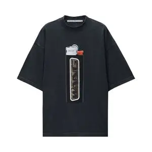 Alexander Wang Short-sleeve Tee With Graphic - Black