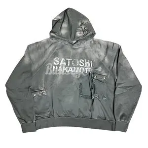 SATOSHI NAKAMOTO Cargo Hoodie