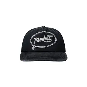 MARKET Lasso Lockup 5-panel Cap - Black