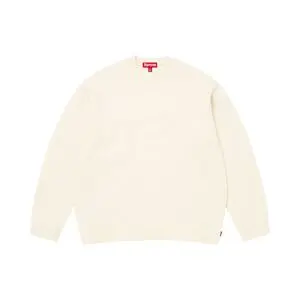 Supreme Angora Script Sweater - Cream