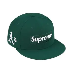 Supreme X Mlb Teams Box Logo New Era Cap - Green