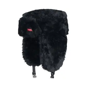 Supreme Fur Trapper Hat - Black