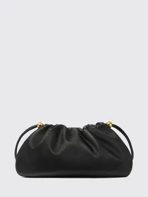 Versace Leather Clutch With Medusa Detail - Black