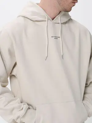 Drole De Monsieur Hooded Sweatshirt - Beige
