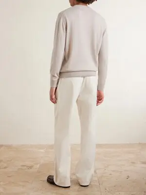 Eleventy Cashmere Crew Neck Sweater - Neutrals