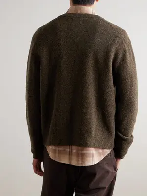 Nn07 Jasper 6683 Wool-blend Cardigan - Brown