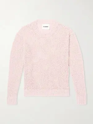 JIL SANDER Linen Sweater - Pink