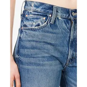 MOTHER The Ditcher Roller Zip Sneak Wide-leg Jeans - Remember When