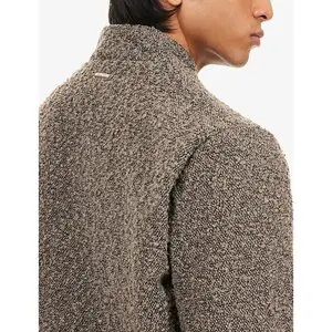 BELIER Bouclé-textured Woven Bomber Jacket