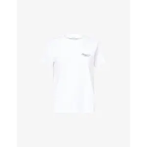 Givenchy Logo-print Cotton-jersey T-shirt - White