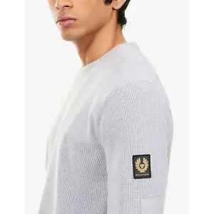 Belstaff Commander Rib-knit Cotton Jumper