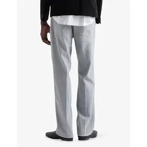 Prada Straight-leg Mid-rise Denim Jeans - Grey