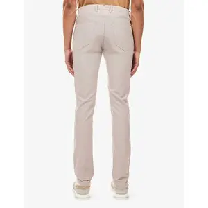 Eleventy Slim-leg Stretch-cotton Trousers